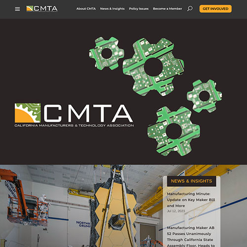 CMTA Website Redesign & Animation - Capitol Tech Solutions - Sacramento, CA
