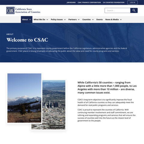 California State Association of Counties (CSAC) Strengthening County ...