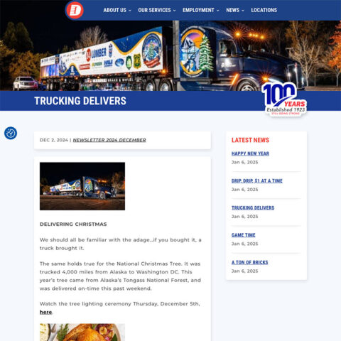 Devine Intermodal Website Redesign - Modern & WCAG 2.1 AA Compliant