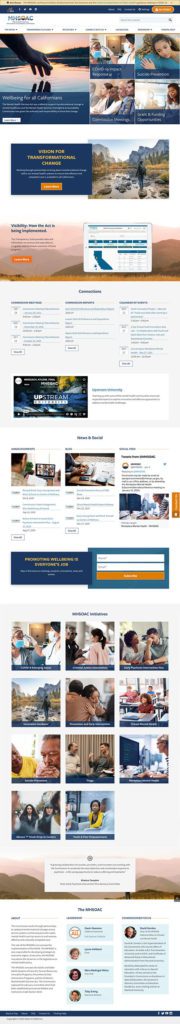 MHSOAC Website Redesign - Capitol Tech Solutions - Sacramento, CA